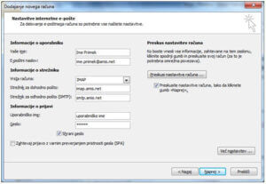 Pošta Siol, Telemach, A1, Gmail, Outlook Mail na enem mestu.
