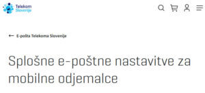 Pošta Siol, Telemach, A1, Gmail, Outlook Mail na enem mestu.