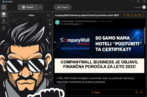 Pošta Siol, Telemach, A1, Gmail, Outlook Mail na enem mestu.